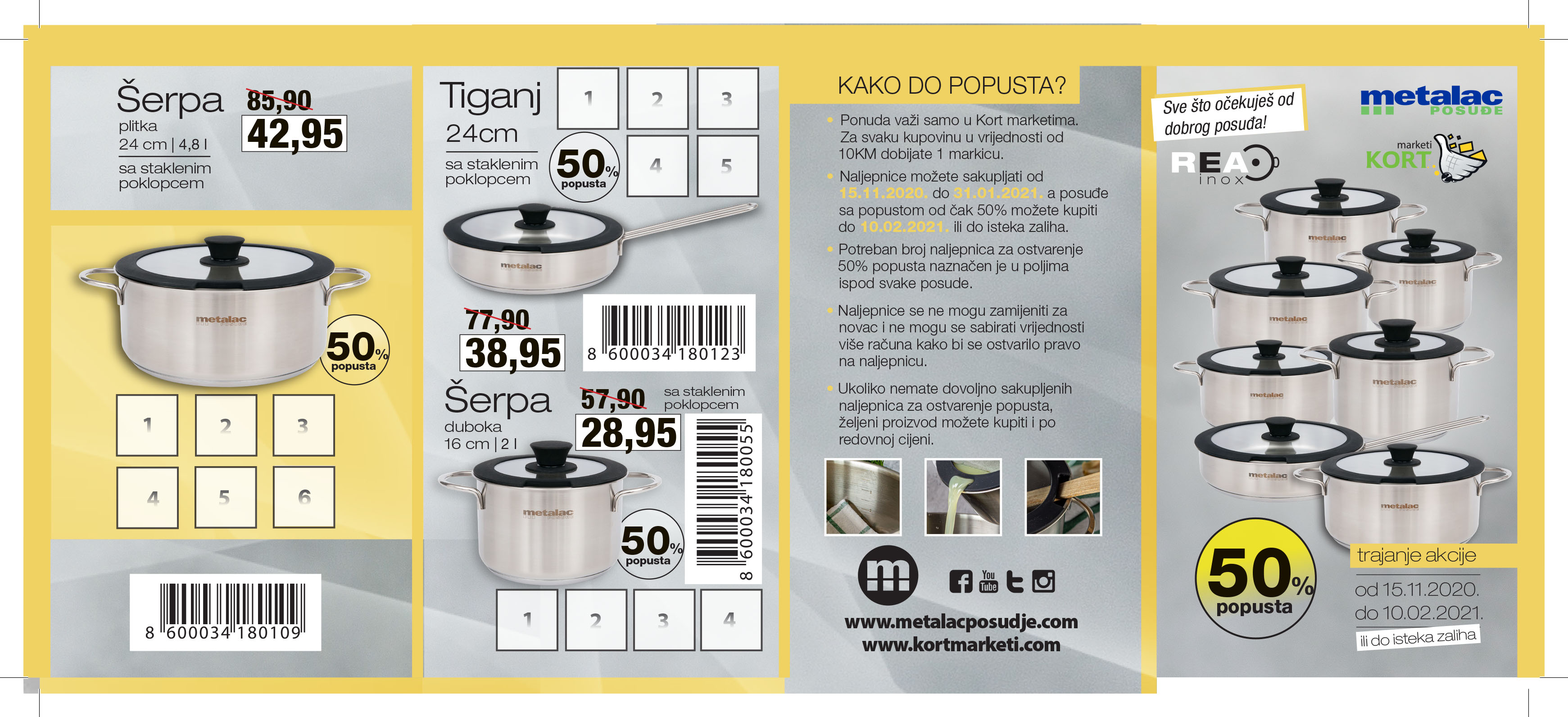 Metalac Posudje - Aktuelne akcije