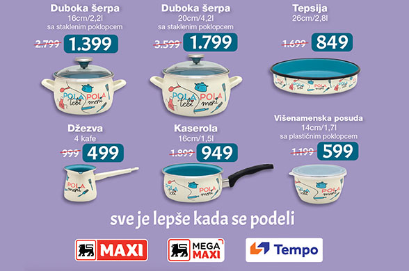 Metalac Posuđe - Aktuelne akcije