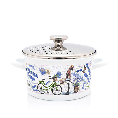 Stew pot with perforated lid